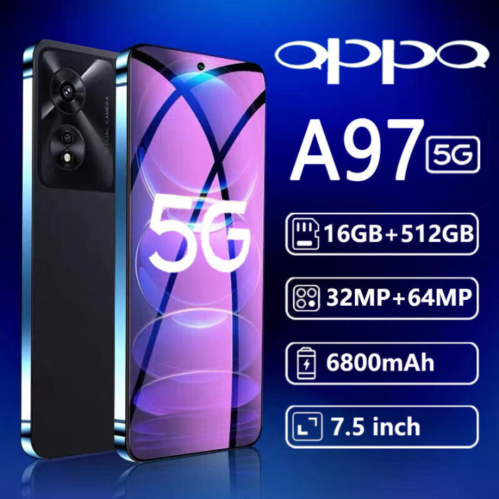 【Bisa COD】OPP0 HP Murah A97 4G/5G Android12 7.5 inch RAM16GB/512GB Cuci ...