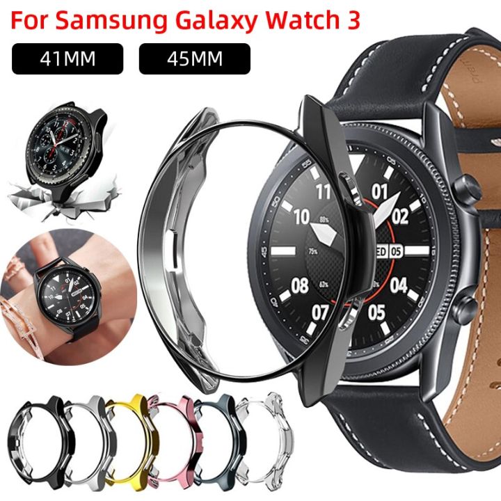 soft TPU Case cover for samsung Galaxy Watch 3 41mm 45mm screen ...