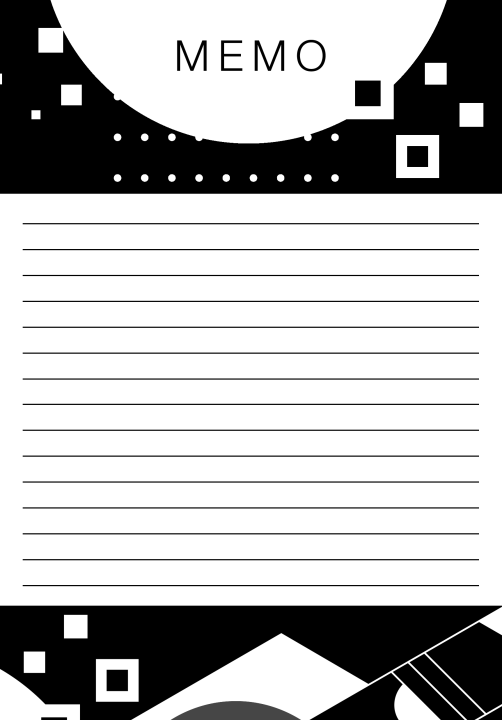 Memo Pad (Avant Garde Design) - Daily To-Do, Planning, Writing Memo Pad ...