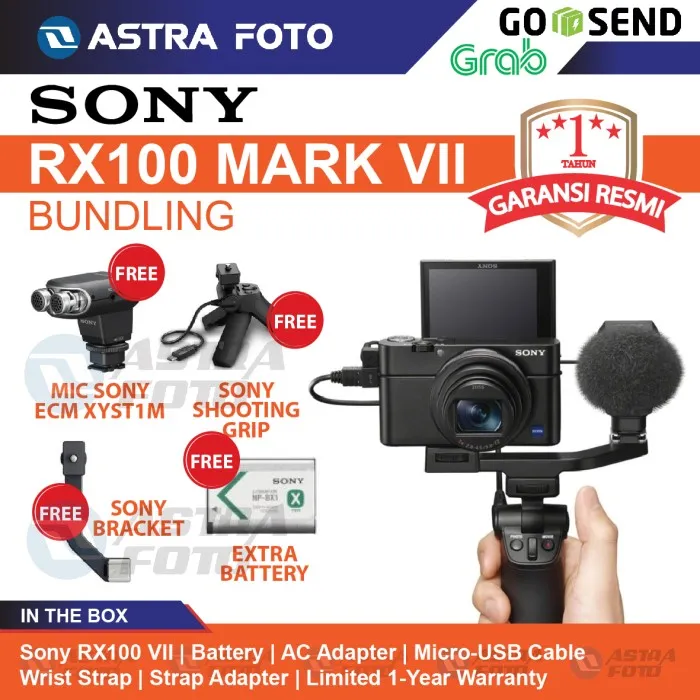 SONY CYBERSHOT RX100 VII / RX 100 M7 / RX100 MARK 7 GARANSI RESMI | Lazada Indonesia