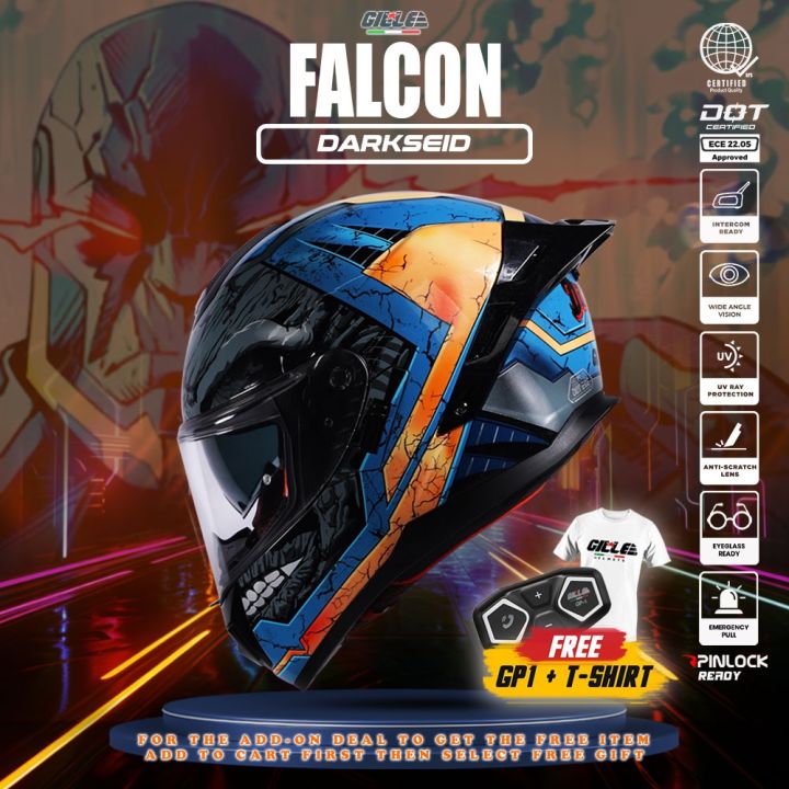 GILLE FULLFACE HELMET 883 FALCON WD | Lazada PH