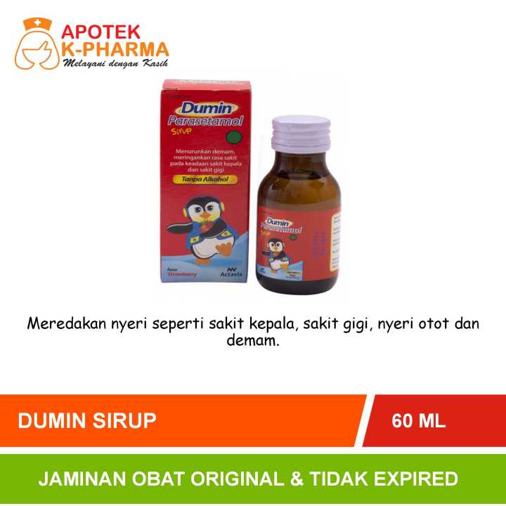 Dumin Sirup Isi 60ml Obat Original Actavis | Lazada Indonesia