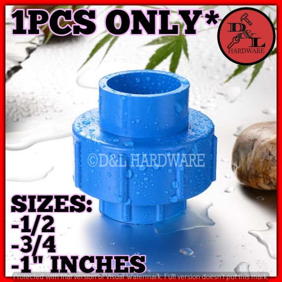 D-3712 1PCS (1/2", 3/4", 1" INCHES) PVC Union Patente PVC Water Supply ...