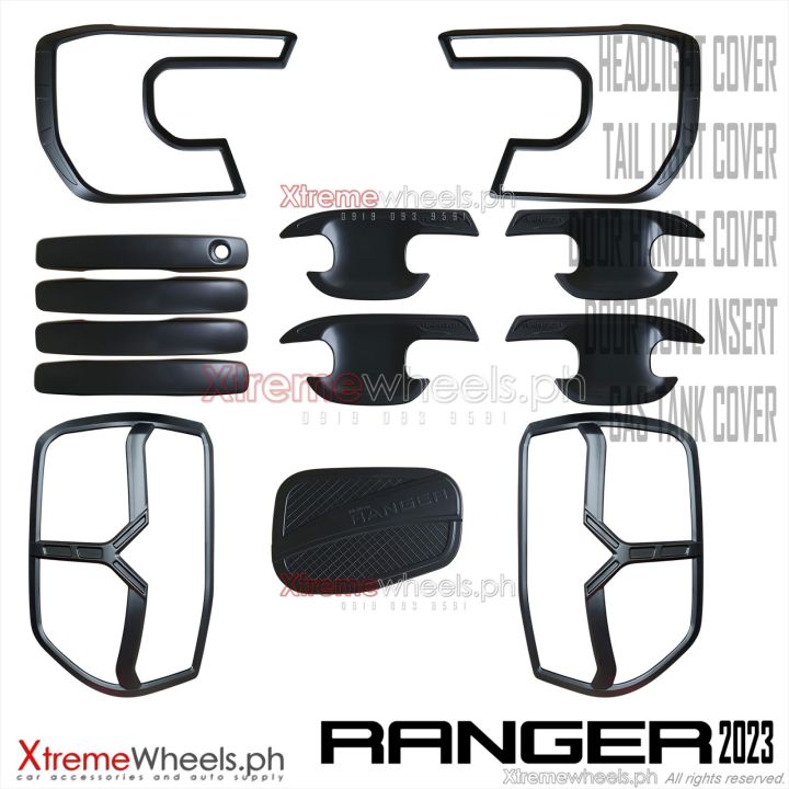 Ford Ranger XL XLS XLT 2023-2024 Thailand Made Combo Set Garnish Cover ...