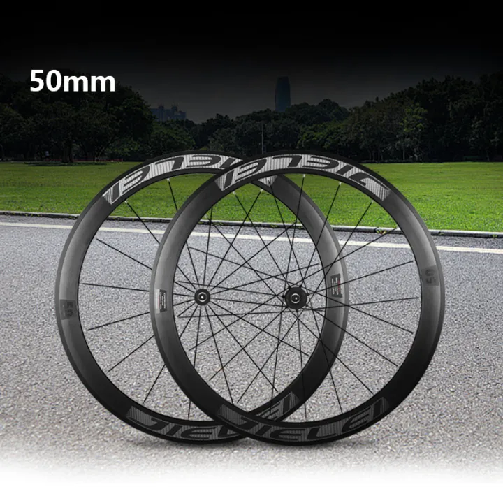 700C bike wheel set 30/40/50mm double aluminum alloy rim 120 sound ...
