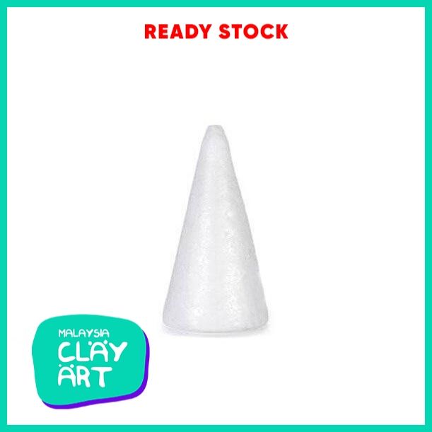 1 X STYROFOAM CONE SHAPE (24.5CM X 10CM) | Lazada