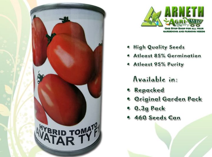 TOMATO AVATAR SEEDS BY CONDOR SMALL CAN | Lazada PH