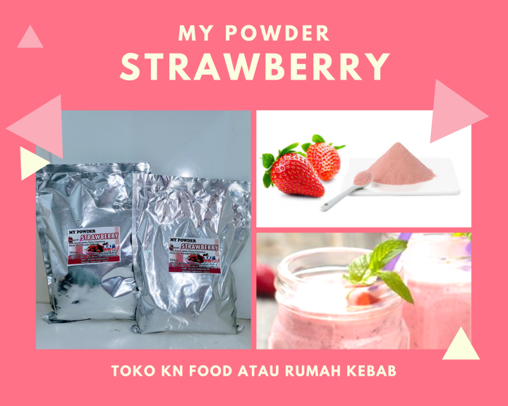 BUBUK MINUMAN RASA STRAWBERRY - POWDER SPECIAL 1 KG | Lazada Indonesia