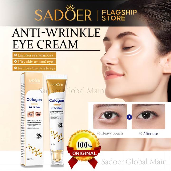 Sadoer Global Main [FDA-APPROVED] SADOER Effective Collagen Eye Cream 7 ...