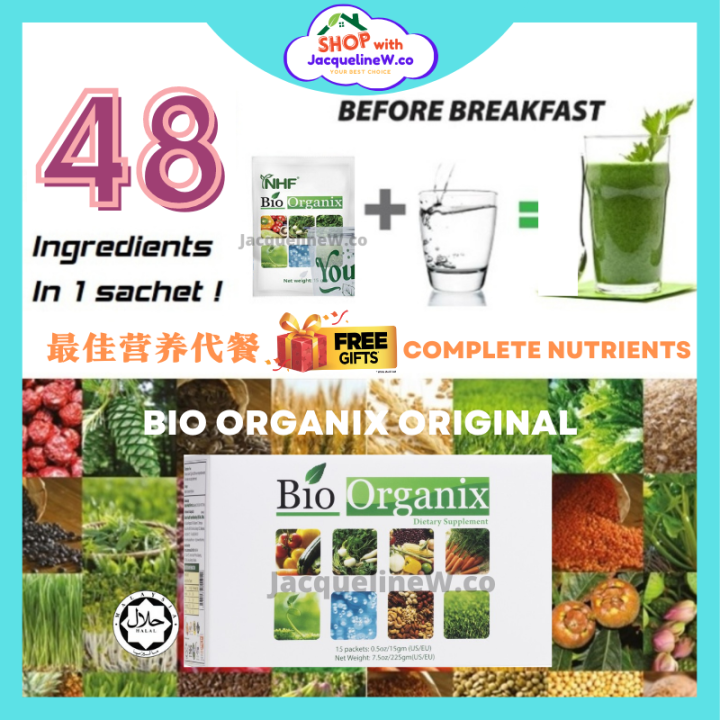 NHF Bio Organix Original Formulation 48 Types Fruits and Vegetables ...