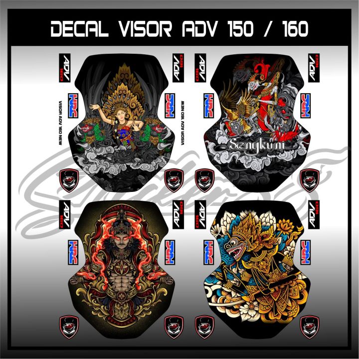 Stiker Visor ADV 150 / ADV160 - WAYANG KEREN | Lazada Indonesia