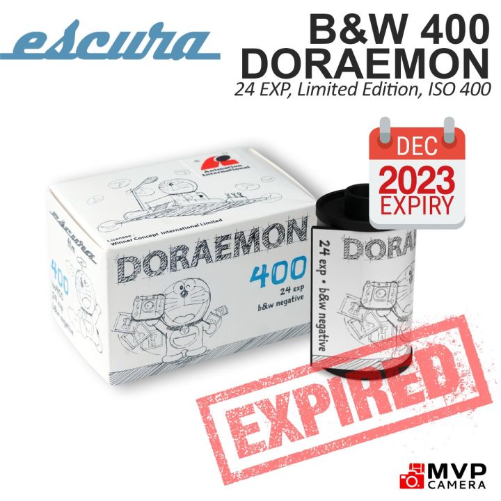 ESCURA DORAEMON Canister 400 B&W Black and White Expired Negative Film ...