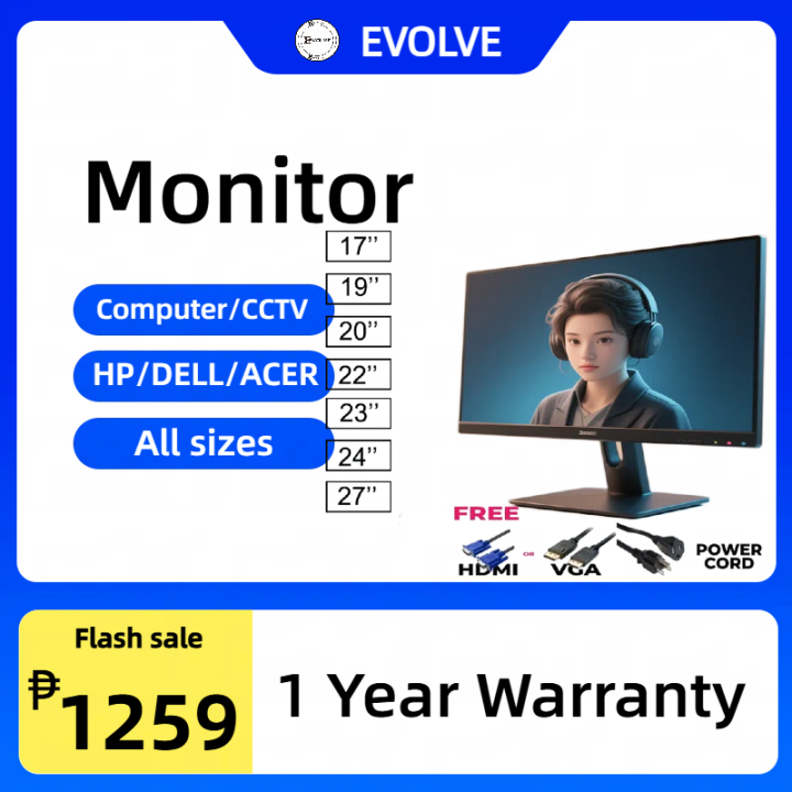 Computer Monitor 27/24/23/22/20/19/17 inch /for Assorted Brand Original ...