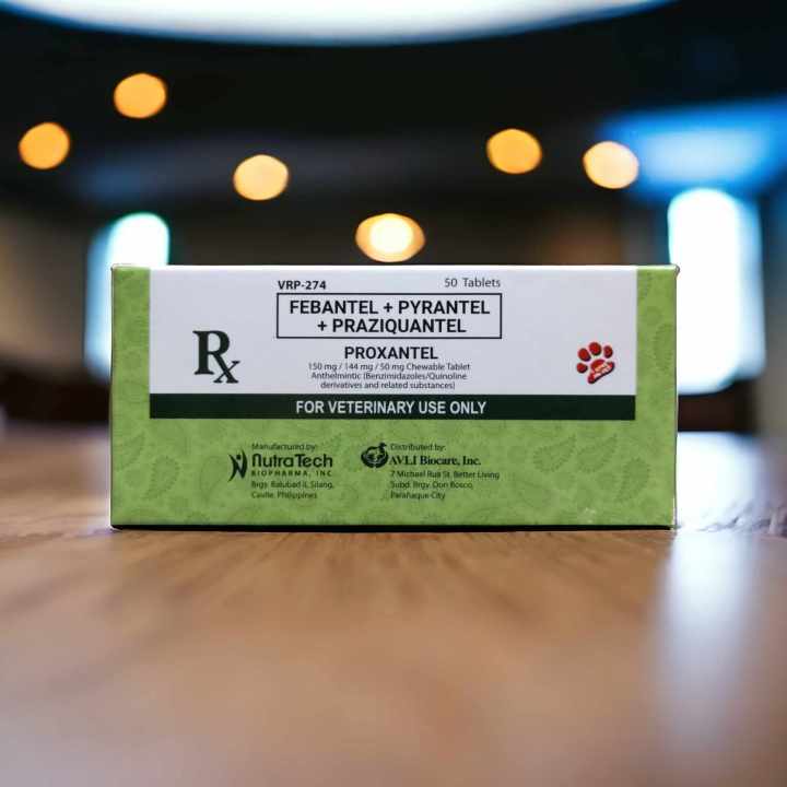 Proxantel Chewable Tablet: Febantel + Pyrantel pamoate + Praziquantel ...