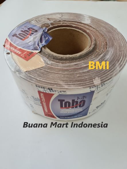 Amplas Roll TOHO No 240 | Amplas Meteran Grit 240 | Amplas Besi ...