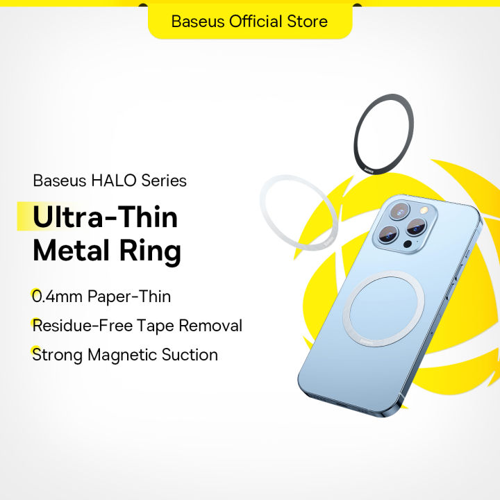 Baseus Magnetic Sticker For Wireless Charger Metal Plate Ring MagSafe ...
