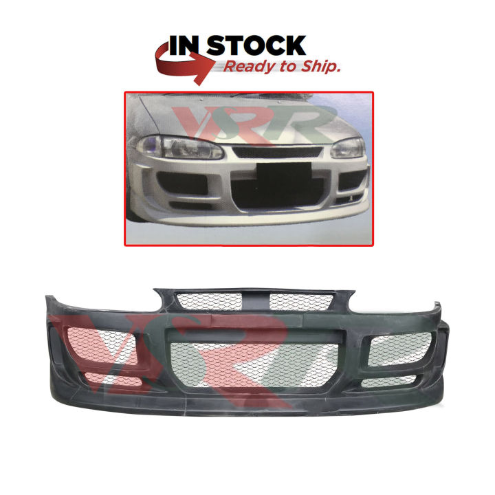 Proton Wira Sedan Aeroback (1997-2007) CHARGE SPEED Style Front Bumper ...