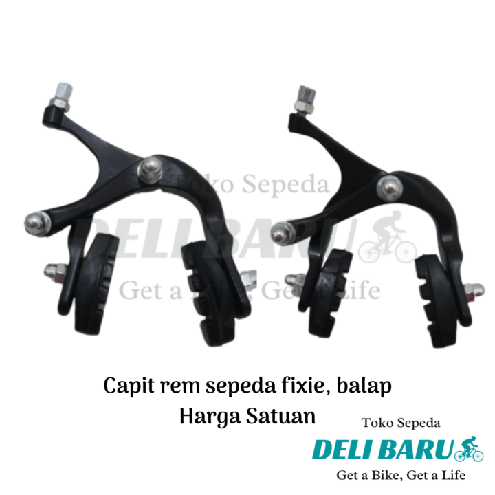 Delibaru Rem U brake capit rem alloy sepeda balap hybrid roadbike fixie ...