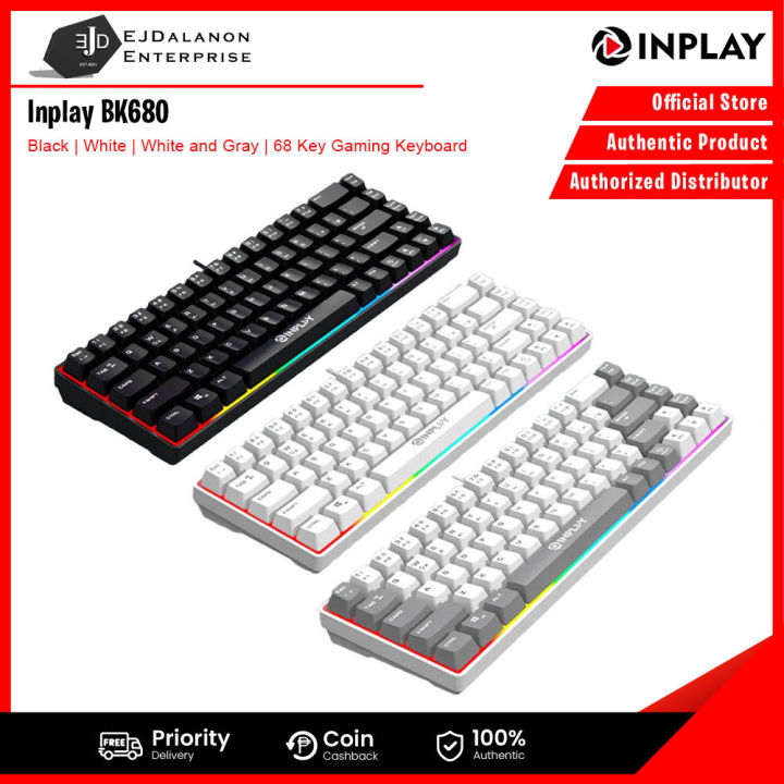 Inplay BK680 68 Key Gaming Keyboard | EJDalanon Enterprise | Lazada PH