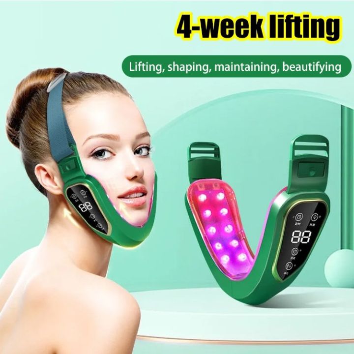 Face shaping instrument artifact lifting and firming mask small v face ...