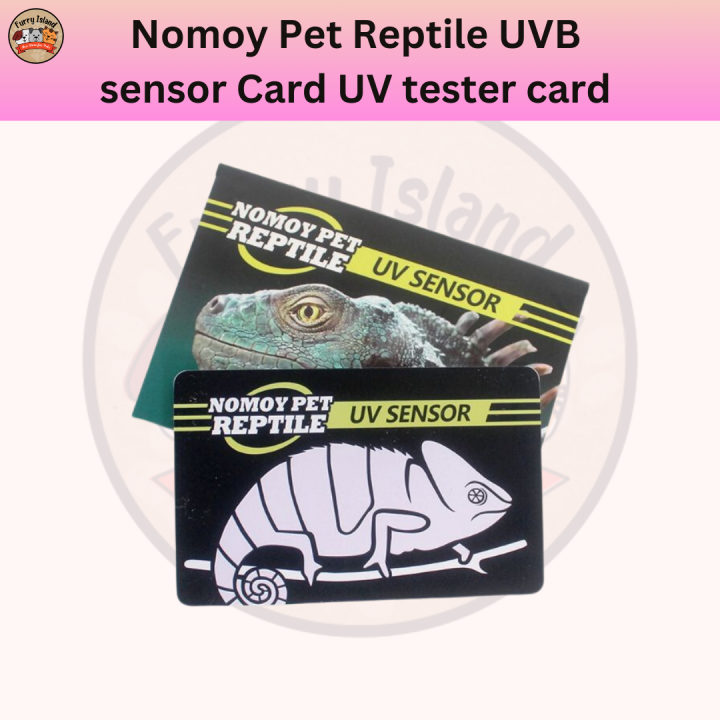 Nomoy Pet Reptile UVB sensor Card UV tester card Light/Lamp/Bulb UV ...