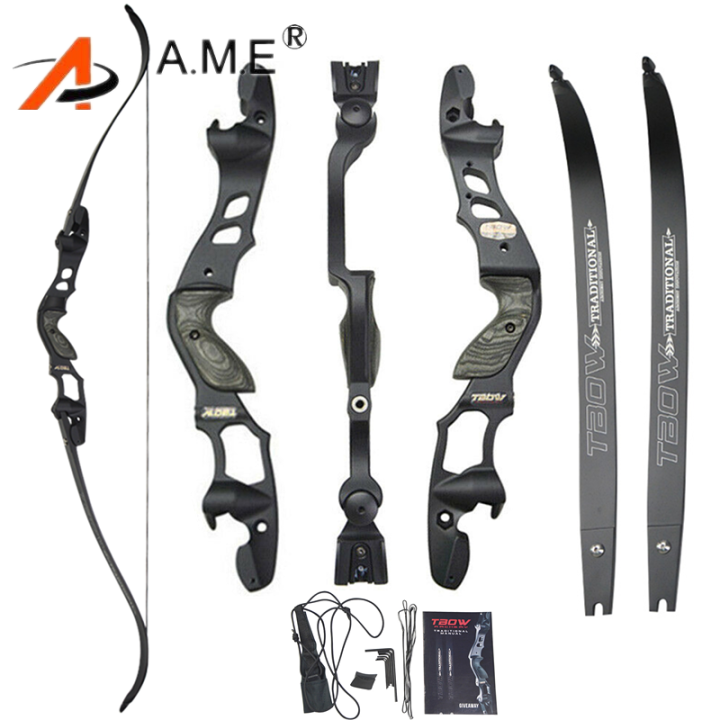 TAOW 63" ILF Recurve Bow 30-55lbs American Bow Shooting IBO 210FPS ...