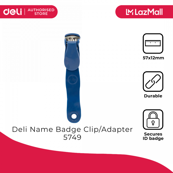 Del Name Badge Clip/ Adapter (1PC) 5749 [795749P1] | Lazada PH