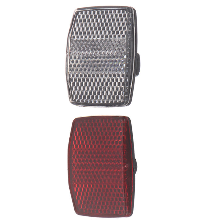 FF Bicycle Bike Handlebar Reflector Reflective Front Rear Warning Light ...