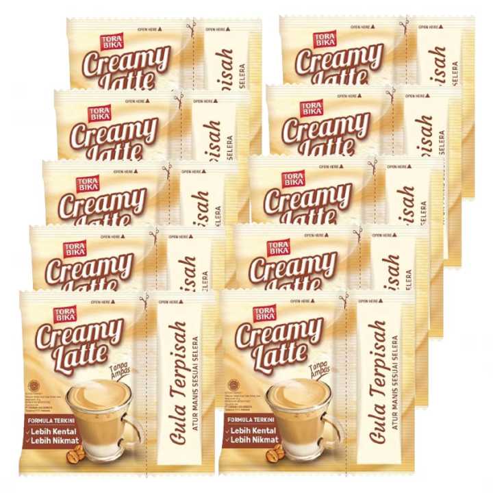 Torabika Creamy Latte 1 renceng 10 Sachet | Lazada Indonesia
