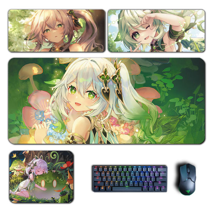 Nahida Mouse Pad Genshin Impact Mousepad Lesser Lord Kusanali Keyboard ...