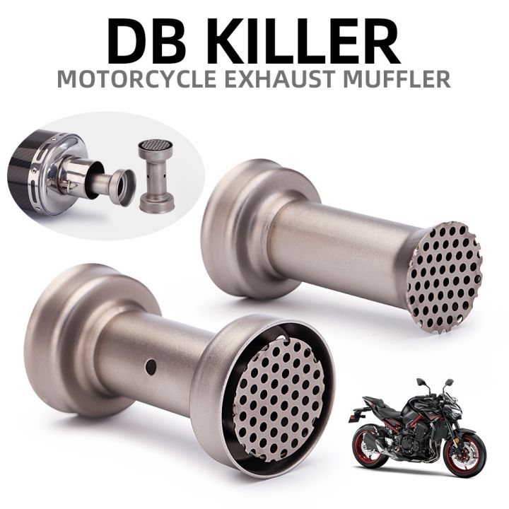 51MM inlet Muffler Pipe Universal Removable DB Killer Motorcycle ...