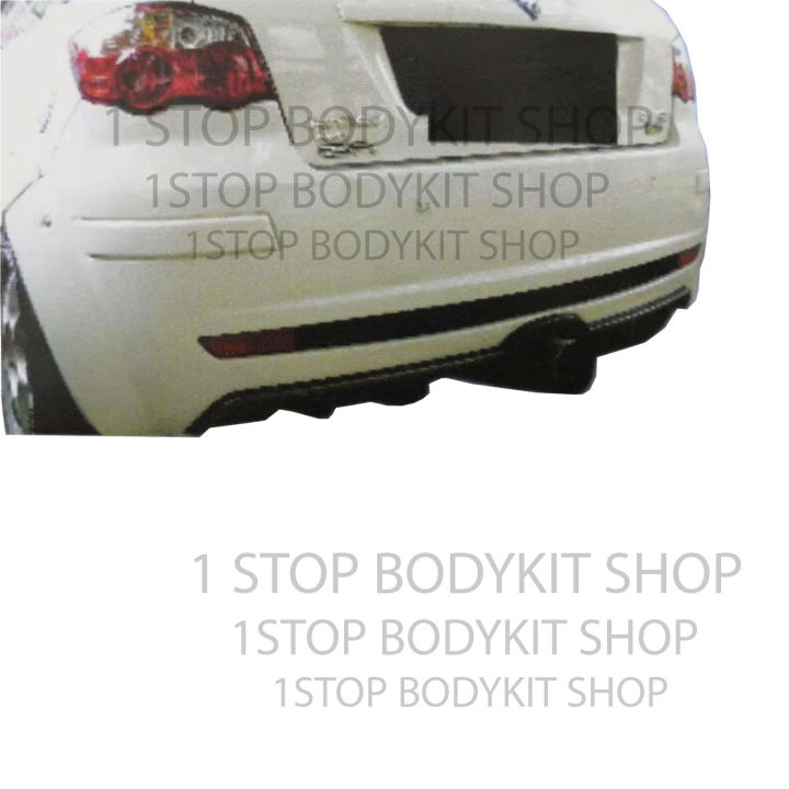 PROTON SATRIA NEO CPS REAR BUMPER OE FIBER(FIBERGLASS)SKIRT LIP BODYKIT ...