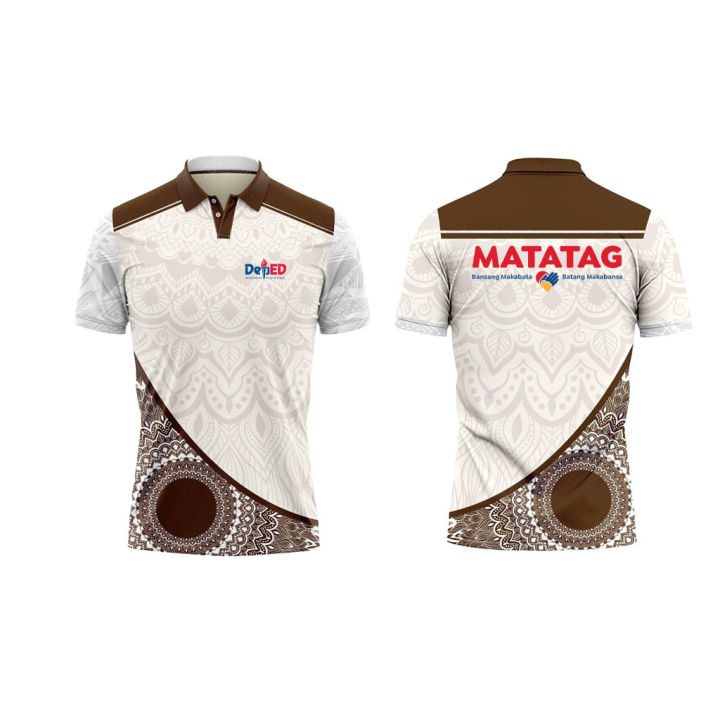FULL SUBLIMATION DEPED MATATAG POLO SHIRT UNIFORM POLO-SHIRT FOR WOMEN ...