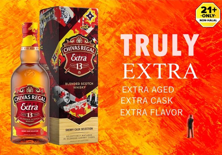 Chivas Extra 13 Sherry Cask Selection Blended Scotch Whisky 700ml | Lazada
