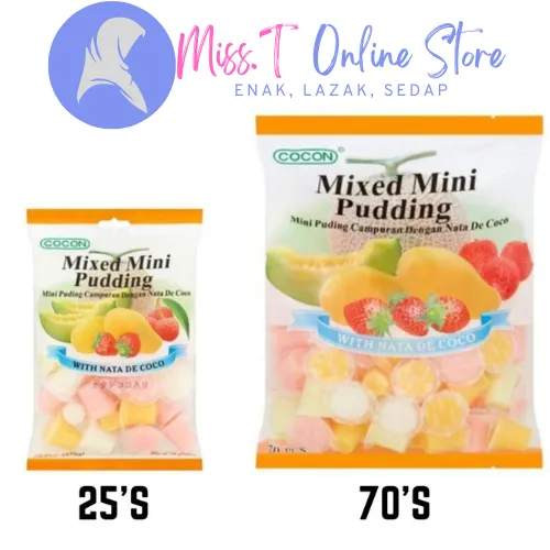 [MT] Cocon Mixed Mini Pudding With Nata De Coco-(Bag) | Lazada