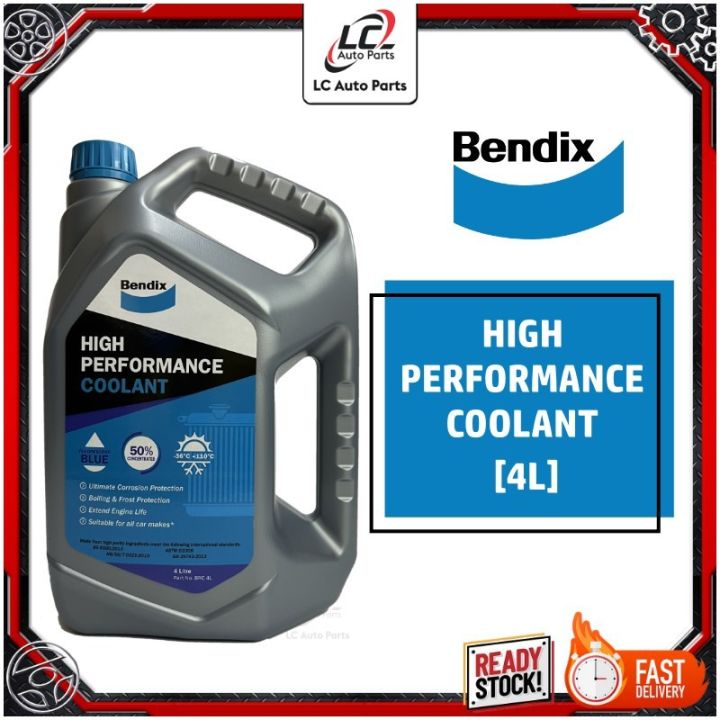 Bendix High Performance Coolant [4L] pre-mixed Organic Acid Technology ...