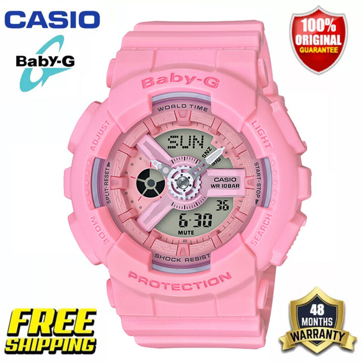 (Ready Stock) Original Baby GBA 110 Women Sport Watch Dual Time Display ...