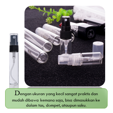 Botol Parfum Refil Mini Travel Size Decant Parfume Bottle Kaca Spray ...