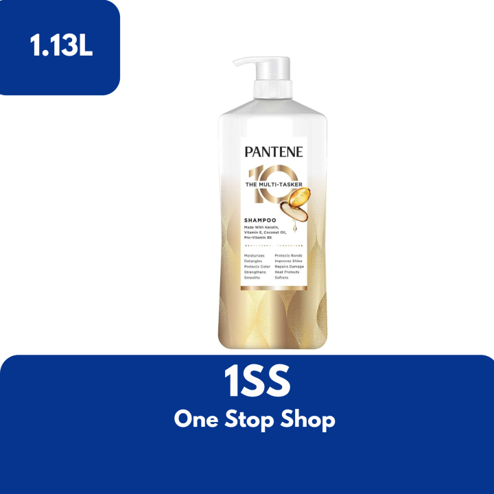 Pantene 10 in 1 Multi-Tasker Shampoo, 13.1 Liters | Lazada PH
