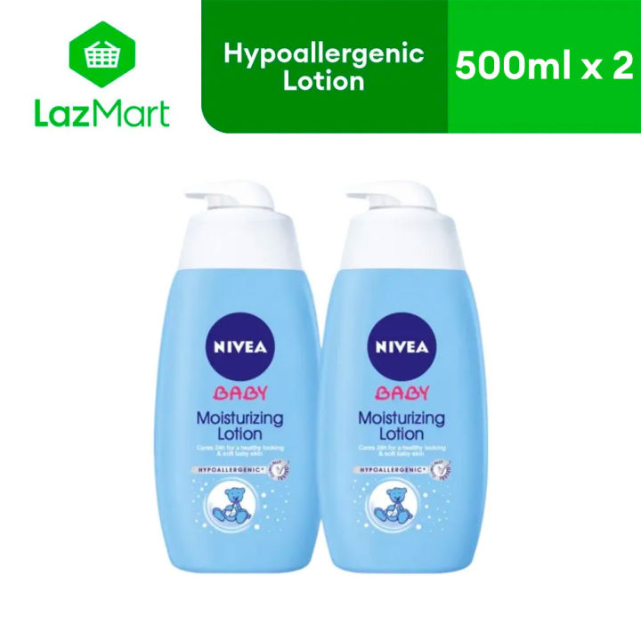 Buy 1 Take 1 Nivea Baby Hypoallergenic Moisturizing Lotion 500ml | Lazada PH