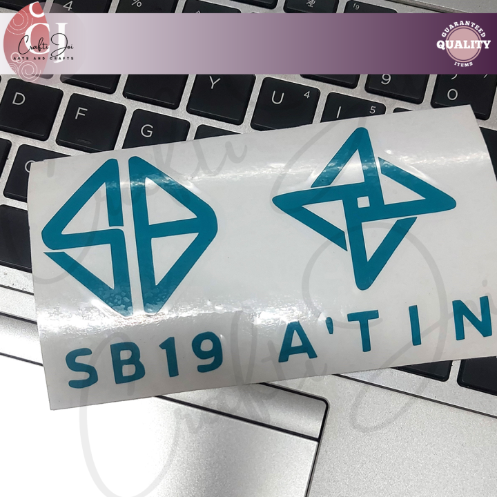 SB19 l A'TIN Logo | Decal Vinyl Sticker WATERPROOF | Lazada PH