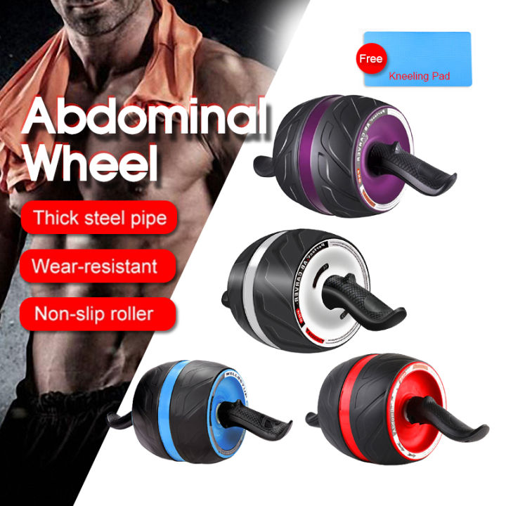 Abs Roller Elbow Support Rebound Roller 回弹健腹轮 Abdominal Core Gym Roller ...
