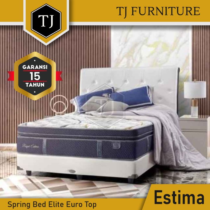 Elite Springbed Royal Estima Eurotop / Kasur Spring Bed Euro Top Full ...
