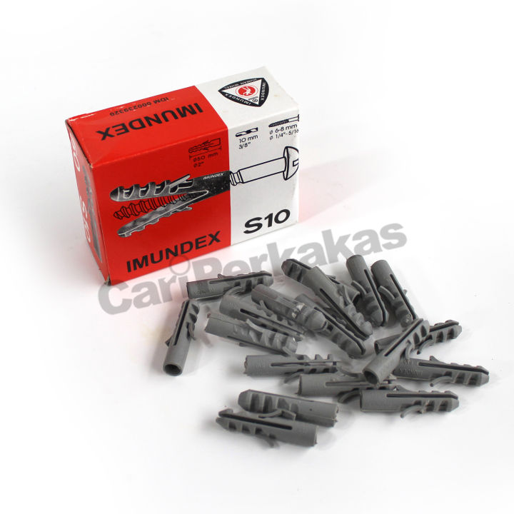 Fisher S10 Imundex Skrup Viser S 10 Sekrup Fiser Fisher Fixer S-10 Baut Skrup Mur Tembok ...