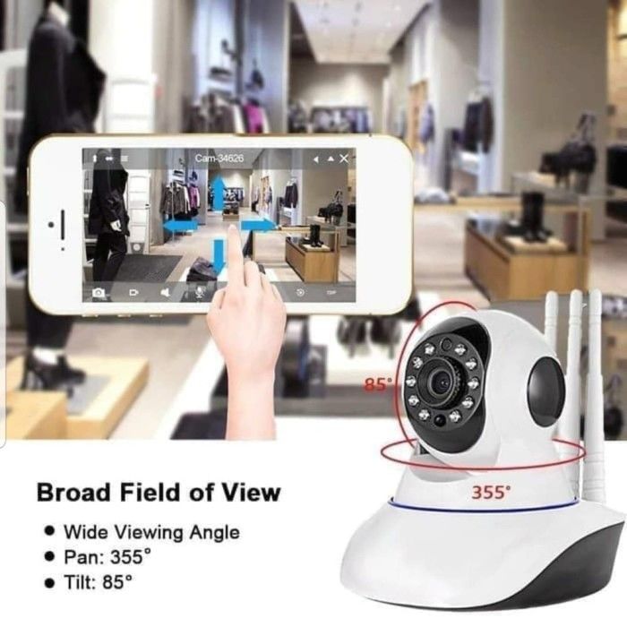 ip cam cctv wifi live jarak jauh android spy cam ipcam 360eye cctv HD ...