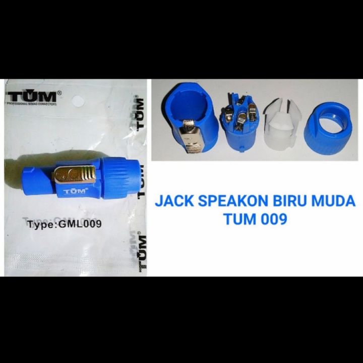 Jack Audio Spikon Speakon TUM Spicon Speaker | Lazada Indonesia