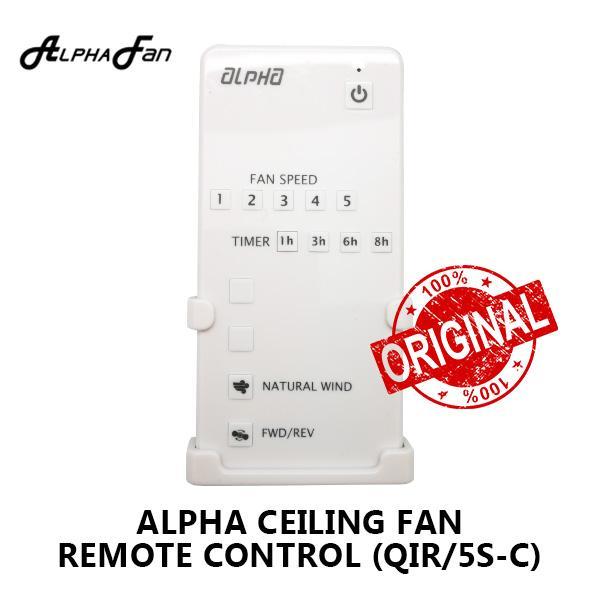 ALPHA CEILING FAN ORIGINAL REMOTE CONTROL (QIR/5S-C) | Lazada