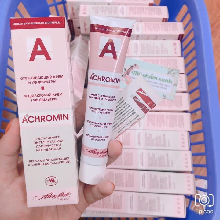Kem Dưỡng Mờ Nám, Tàn Nhang, Trắng Da ACHROMIN 45ml Nga | Lazada.vn