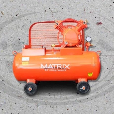 Matrix Mesin Kompresor Angin 2090 3 HP Air Compressor + Set Dinamo 3HP ...