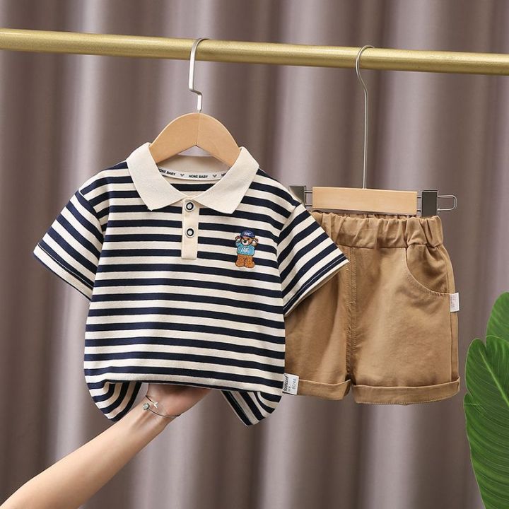 IENENS Summer Boys Casual Clothing Sets 0-4 Years Baby Outfits 2PCS ...